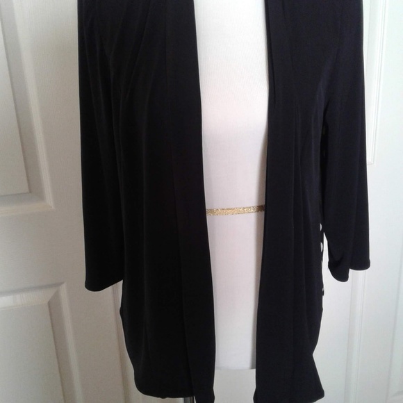 Chico's | Jackets & Coats | Knit Swing Blazer With Sheer Back | Poshmark